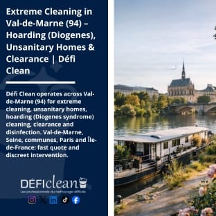 Extreme Cleaning in Val-de-Marne (94) – Hoarding (Diogenes), U...